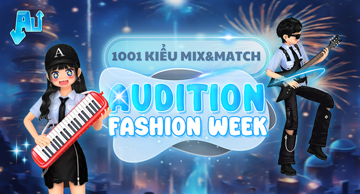 1001 kiểu mix&match cực chất cùng item đôi siêu hot trong Audition Fashion Week